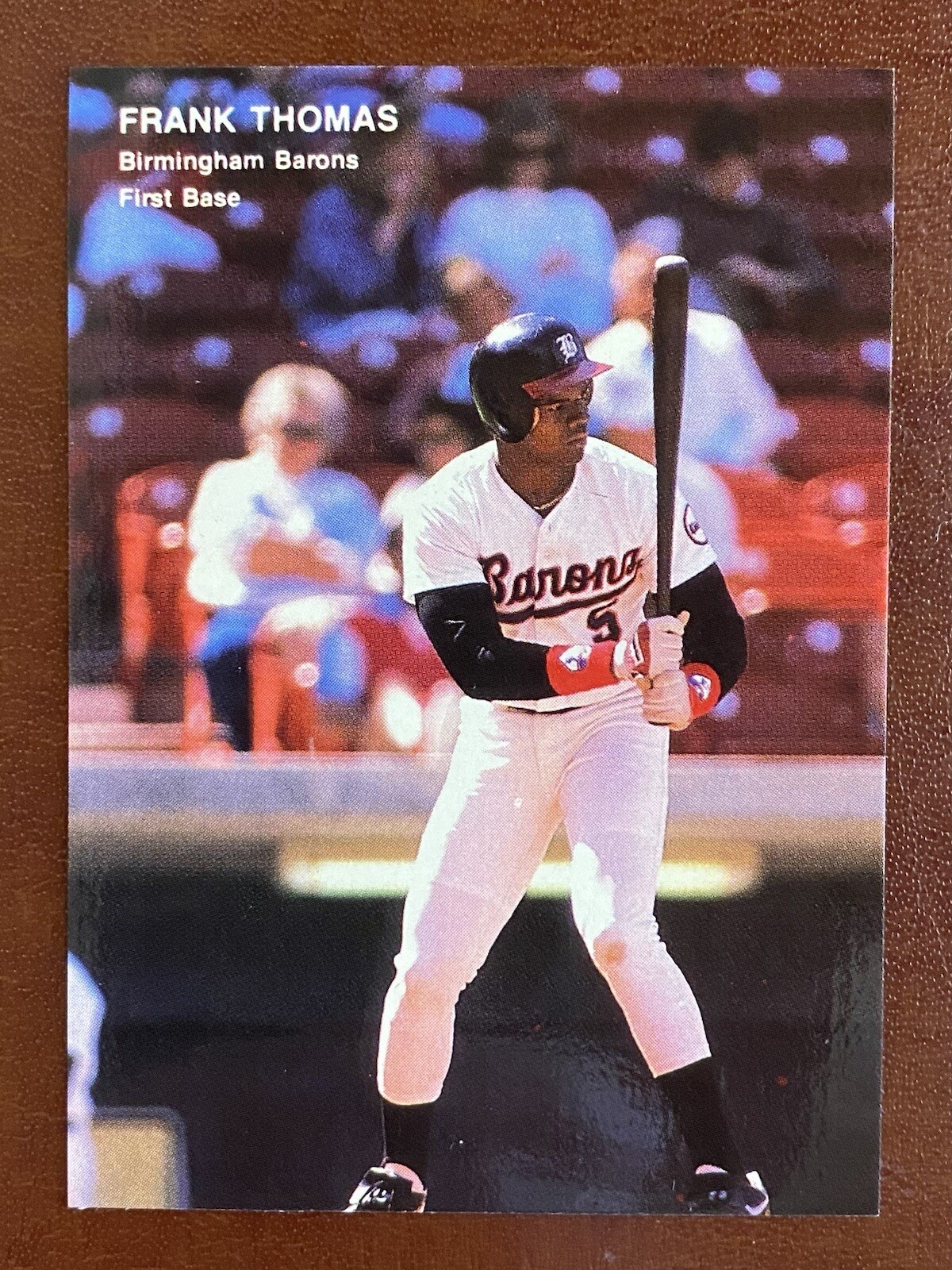 1990 Best Frank Thomas Minor Leagues Birmingham Barons #1 Chicago White ...