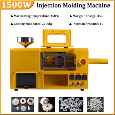 1500W Plastic Desktop Injection Molding Machine For PP PC ABS Molding ...