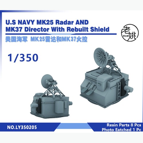 Yao's Studio LY350205 US NAVY MK25 Radar AND MK37 Director With Rebuilt ...