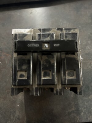 Westinghouse BAB3070H - 3 Pole, 70Amp 240Vac Circuit Breaker | eBay