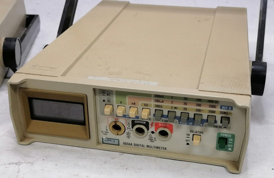 Vintage 1979 Fluke 8050A Digital Multimeters 740013162066| eBay