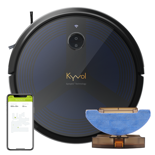 KYVOL Robot Vacuum Cleaner 2200Pa 2-in-1 Vacuuming & Mopping Gyroptic ...
