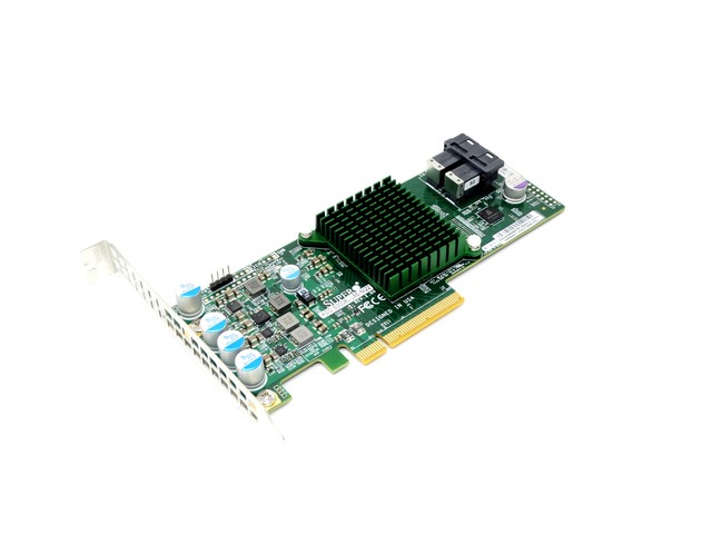 Supermicro 8-Port 12Gb/s SAS Internal Host Bus Adapter AOC-S3008L-L8E ...