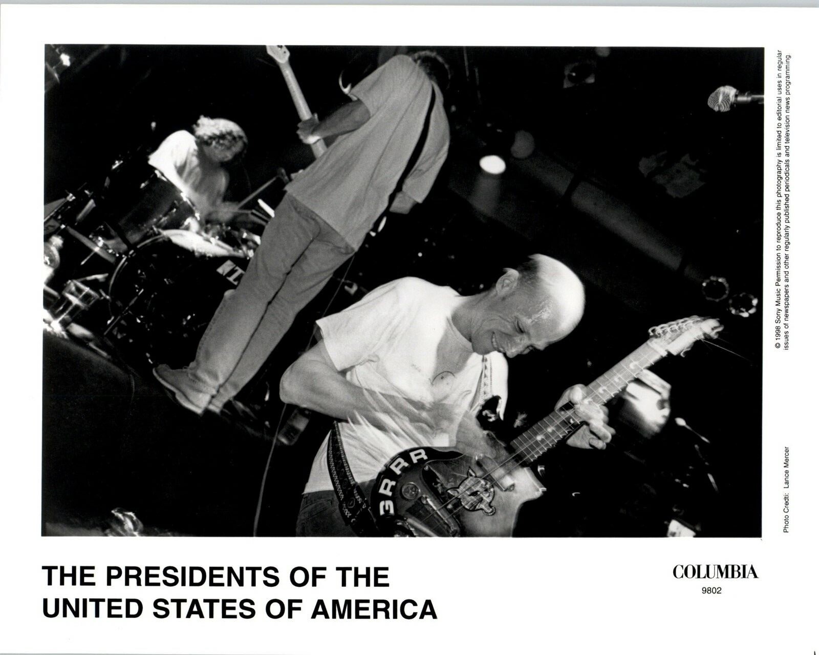 RARE Press Photo of The Presidents of the United States of America Band ...