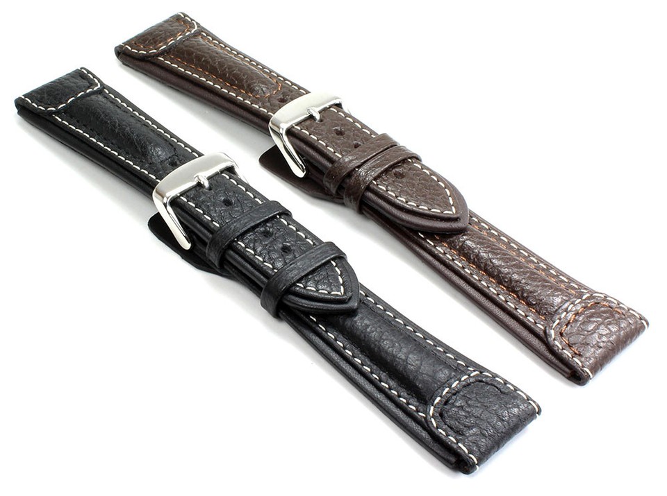 Rios1931 German Military Buffalo Leather Pilot Strap 20mm 22mm 24mm for ...