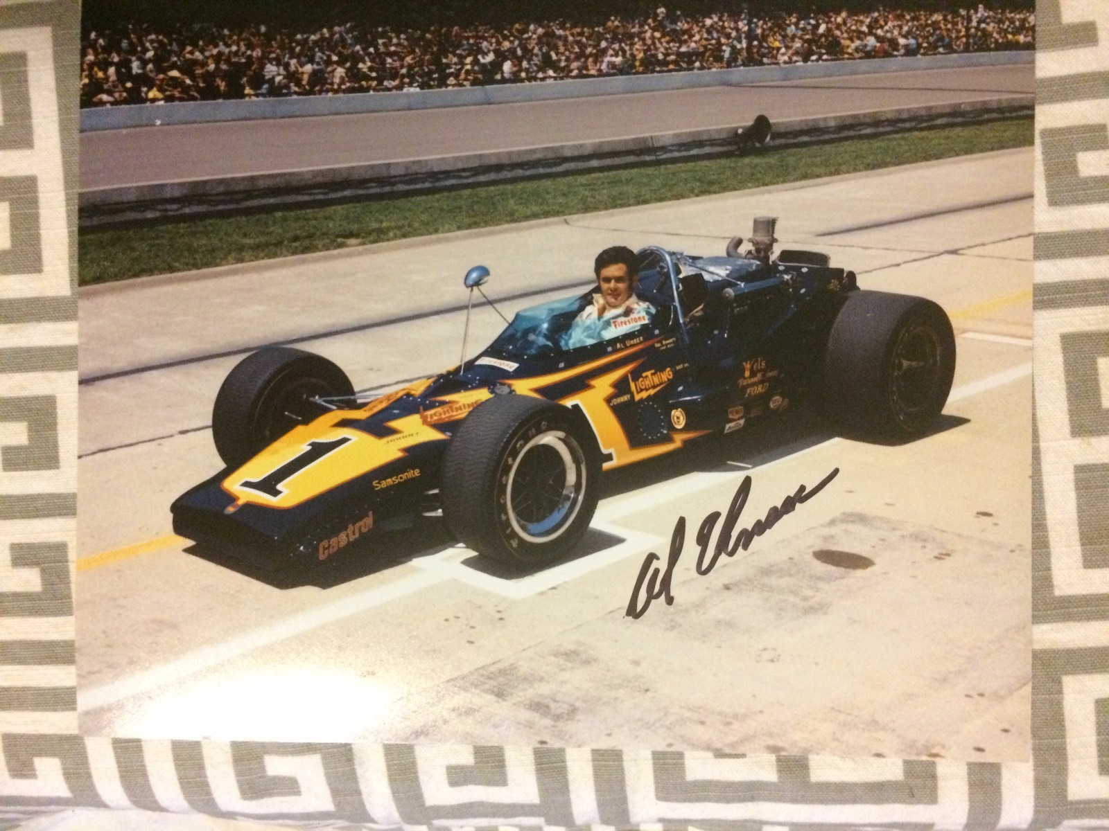 Al Unser Sr Signed Indy 500 Indianapolis 8 X 10 Photo Autographed 1971 ...