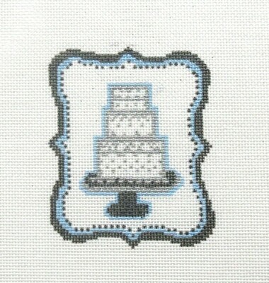 Patty Paints / The Collection Wedding Cake Handpainted Needlepoint ...