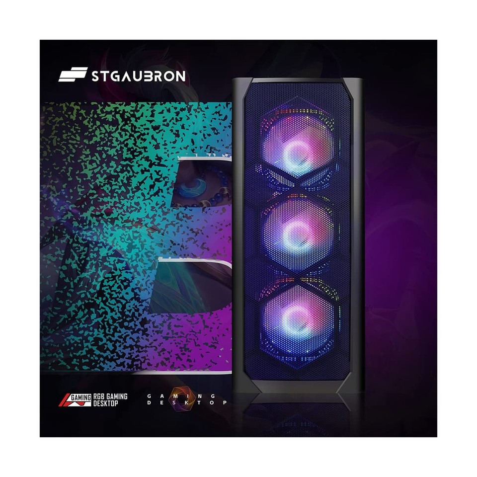 STGAubron Gaming Desktop PC Computer,Intel Core I7 3.4 GHz up to 3.9 ...