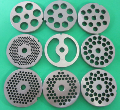 #22 S/S Meat Grinder Chopper Plates Hobart LEM Cabelas etc. PICK YOUR ...