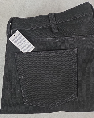 Lands End Mens 40x30 Traditional Fit Square Rigger Jeans Black Outdoor ...