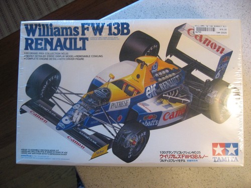 Vintage Tamiya Williams FW-13B Renault Model Kit Sealed 1/20 Item ...