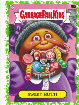 70a SWEET RUTH 2021 GPK Garbage Pail Kids Food Fight BOOGER GREEN | eBay