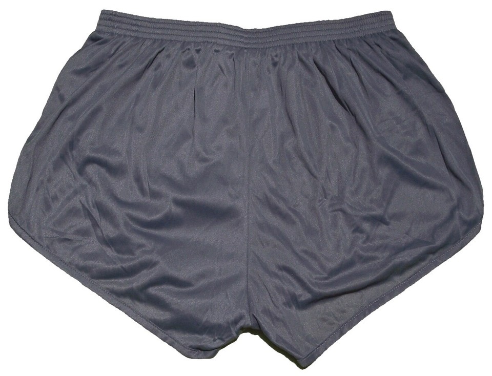 Gray Nylon Soffe Ranger Panties Silkies Running Track Shorts Men's ...