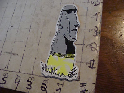 Vintage DRAPES Sticker with Moia with dark glasses logo #6 | eBay