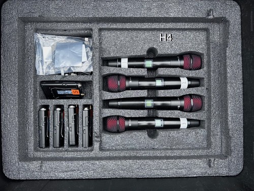 Shure UR4D - H4 Band (518 - 578 MHz) UHF-R Wireless System 4 channel ...