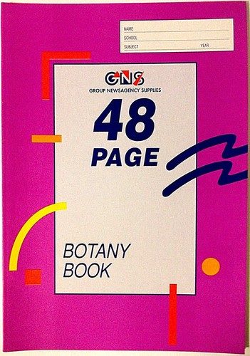 BOTANY BOOK, A4 SIZE, 48 PAGES, Choice of 2, or 4 or 10 Books | eBay