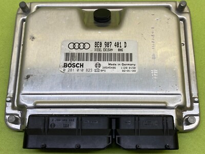 Audi A4 Avant B6 2.5 Tdi 132 kw Engine Control Module ECU 8e0907401d ...