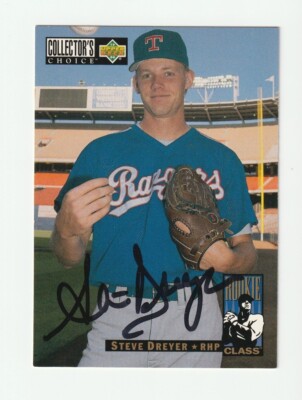 Steve Dreyer Signed 1994 Upper Deck Collector's Choice Card #5 Auto ...