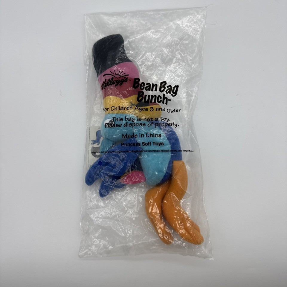 Toucan Sam Beanie 1997 Kellogg's Breakfast Bunch Toucan Sam Bean Bag ...