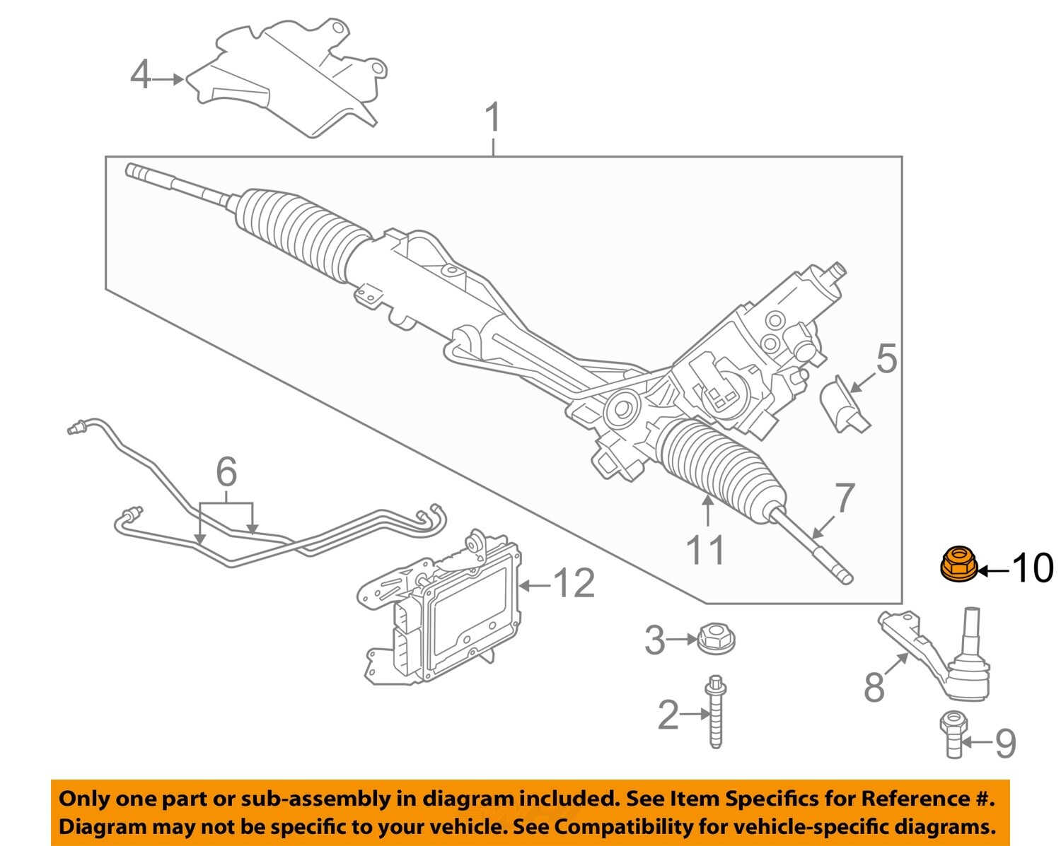 BMW 33306787062 Genuine OEM Outer Tie Rod Nut for sale online | eBay