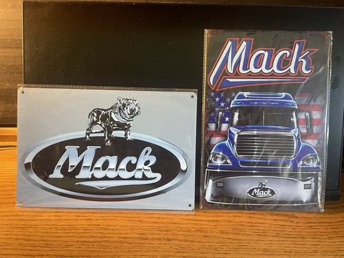 2-MACK BULLDOG CONVENTIONAL TRUCK NEW METAL SIGNS 8x12” TALL FOR ...