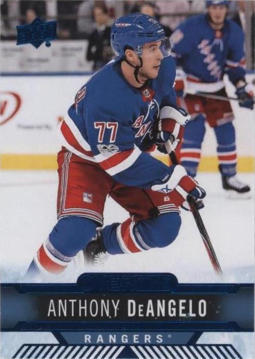 2017-18 Upper Deck Overtime - Anthony DeAngelo #76 Blue Foil for sale ...