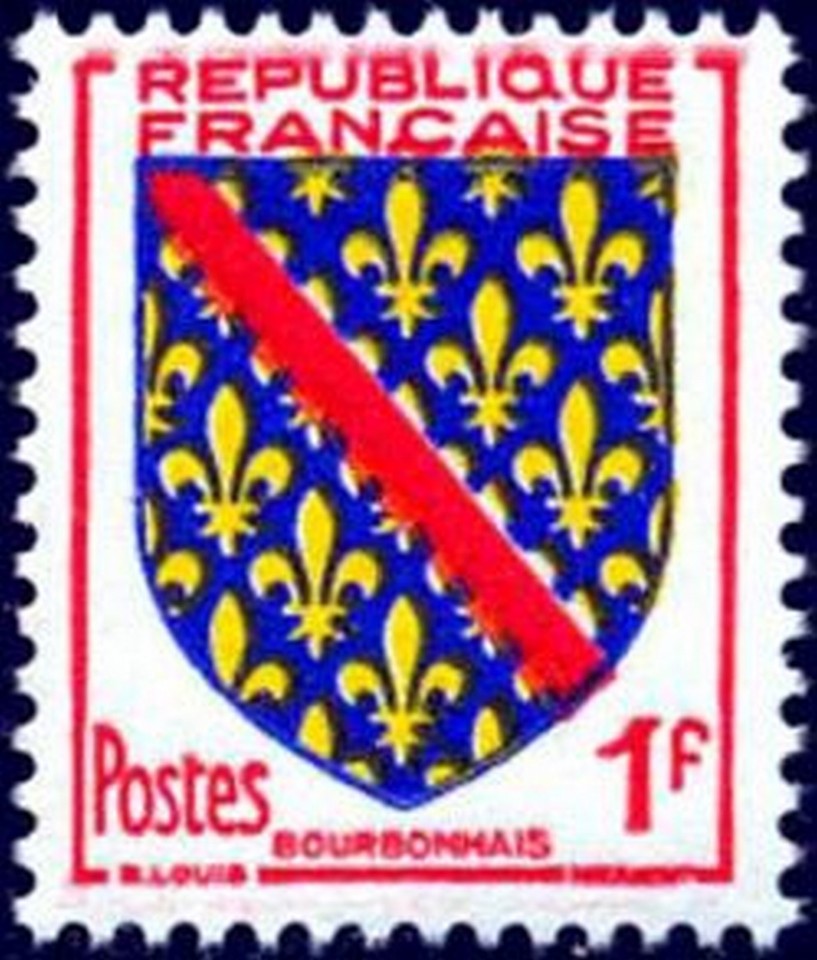 France Num Yvert 1002 MNH Armoiries (Emblems) Bourbonnais Year 1954 | eBay