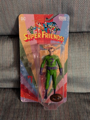 McFarlane DC Super Friends Retro Riddler Red Platinum Edition 6" Action ...