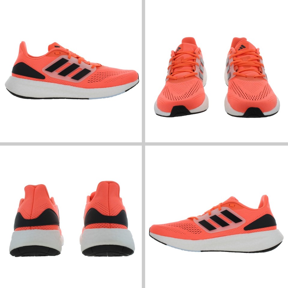 Adidas Men's PUREBOOST 22 Solar Red - White Running Shoes Multiple Size ...