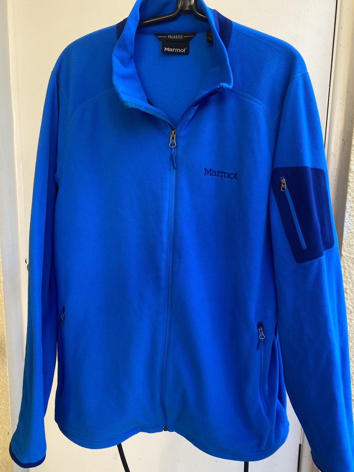 MARMOT MENS REACTOR POLARTEC FLEECE JACKET SURF BLUE SZ XL | eBay