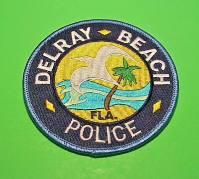 DELRAY BEACH FLORIDA 3 3/4" POLICE PATCH FREE SHIPPING!!! | eBay