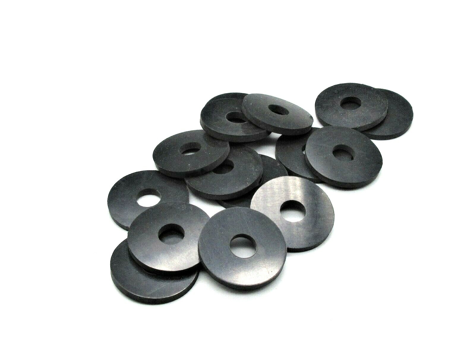 3/8" ID x 1 1/4" OD x 1/8" Oil Resistant Rubber Flat Washers Various ...