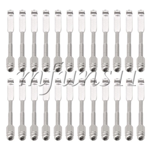 Chrome Traditional Banjo Part Flat Thread Banjo Hooks Pack of 24 | eBay