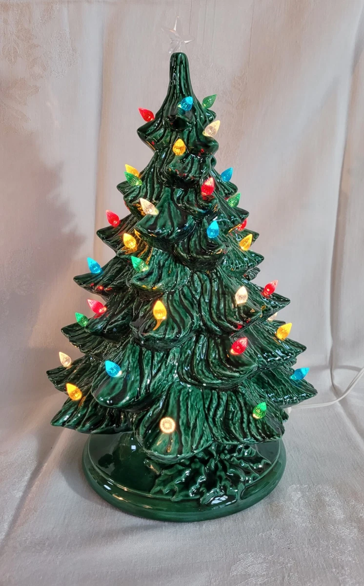 Vintage 1987 NOWELL Mold 10 Ceramic Lighted Christmas Tree, 59% OFF