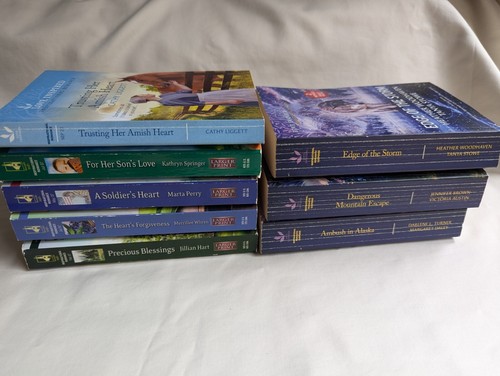 8 Books - Love Inspired Romantic Suspense Various Dates (Christian ...