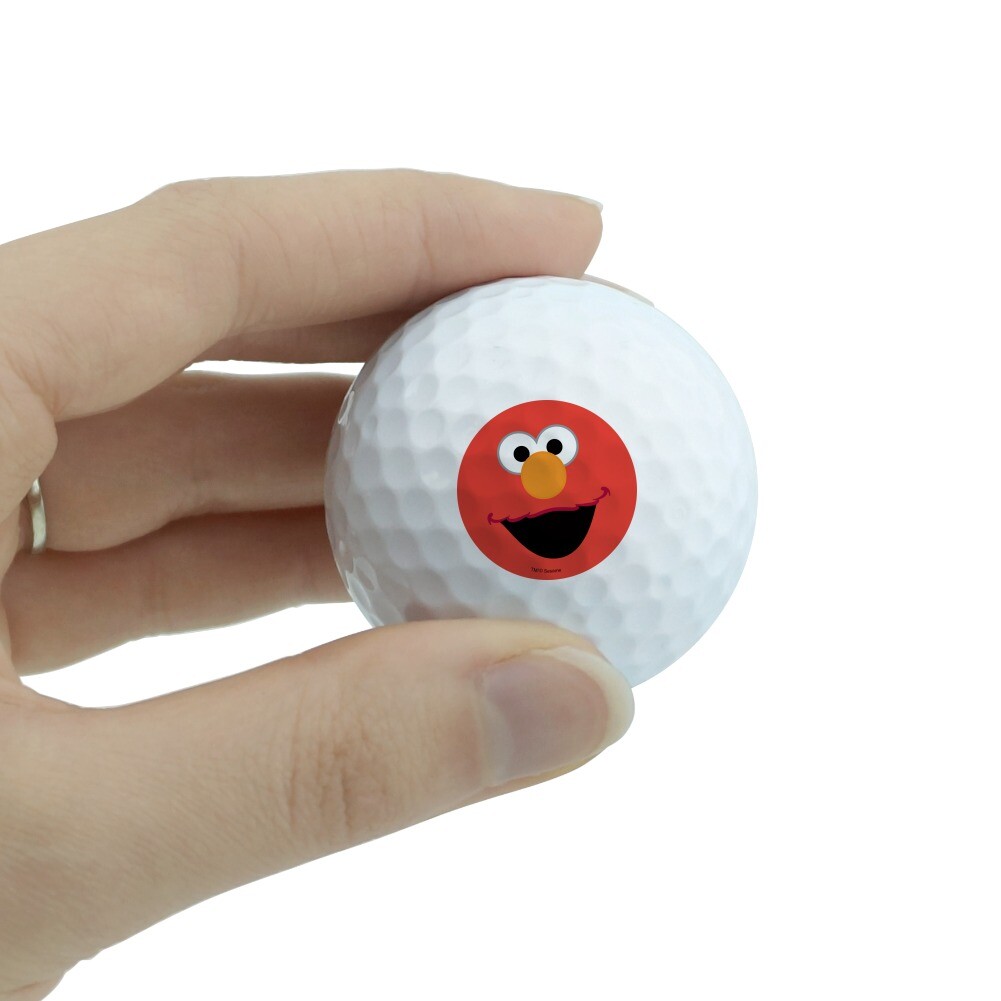 Sesame Street Elmo Face Novelty Golf Balls 3 Pack | eBay