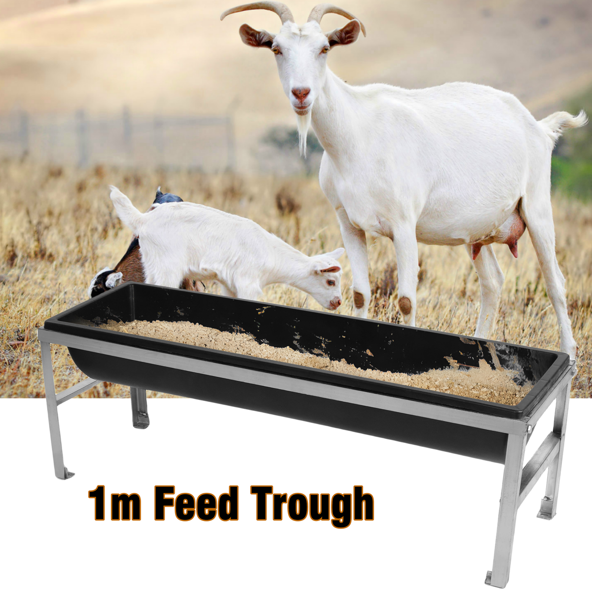 Livestock Trough Feeder Goat Farm Equipment Plastic Feed Trough
