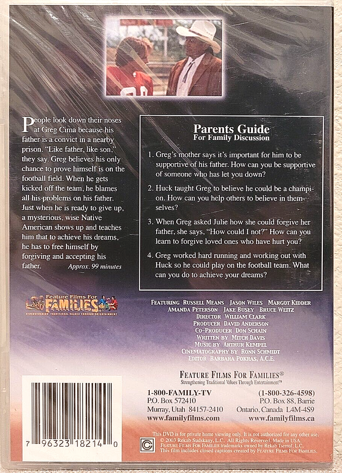 Windrunner (DVD, 2003) Russell Means, Margot Kidder - Brand New, Sealed ...