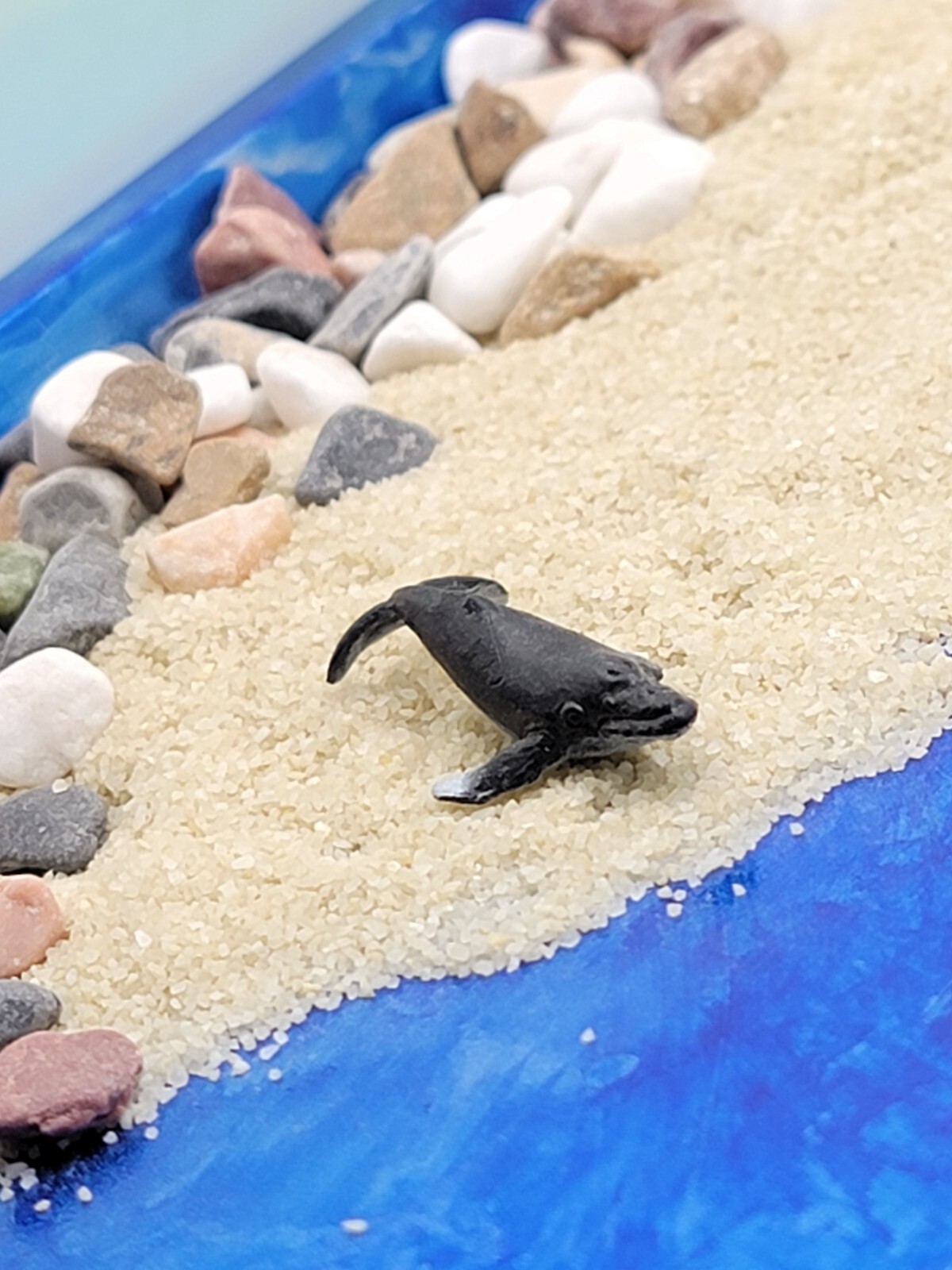 Mini humpback whale figurine VERY SMALL | eBay