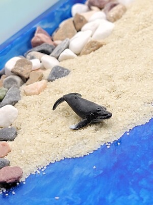 Mini humpback whale figurine VERY SMALL | eBay