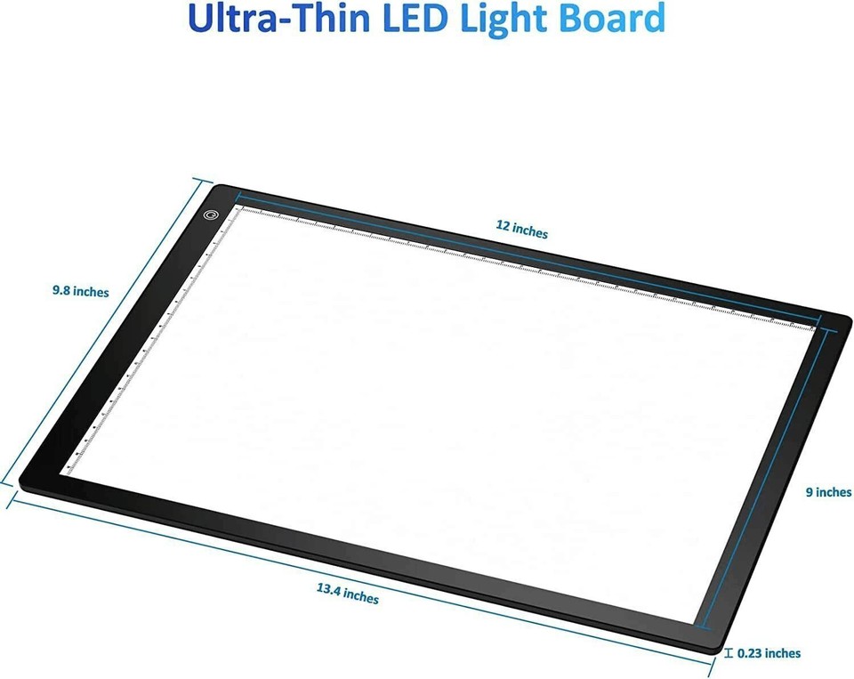 Slide Viewer Light Box, Ultra-Thin A4 USB Powered Light Scanner Slide ...