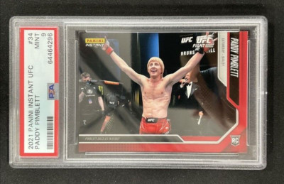 2021 Panini Instant UFC Paddy Pimblett Rookie Card PSA 9 *HIS TRUE ...