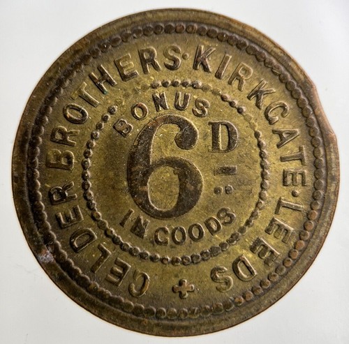 British 6D Brothers Kirkgate Leeds Token Coin | Collectable Grade | eBay