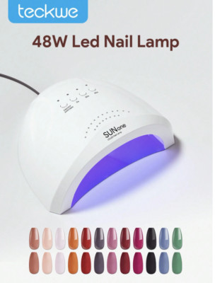 Teckwe PRO LED Gel Nail Lamp Smart Sensor UV Light Nail Phototherapy ...