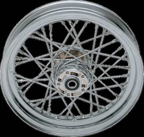 DS Chrome 40 Spoke 16x3.00 Rear Wheel Assembly Harley Softail Springer ...