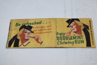 Enjoy Doublemint Chewing Gum 20 Strike Matchbook Cover | eBay