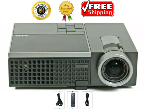 Dell M210x DLP Projector XGA Portable PC 3D Ready HD 1080p HDMI w ...