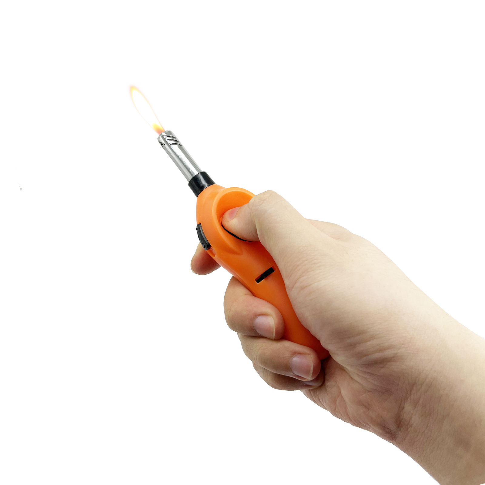 Mini Candle Lighter Long Neck with Safety Lock Butane Already Filled ...