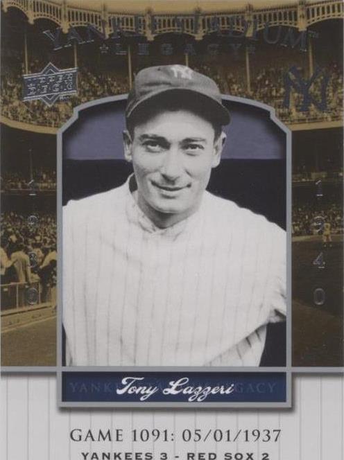 2008 Upper Deck - Multi-Product Insert Yankee Stadium Legacy Tony ...