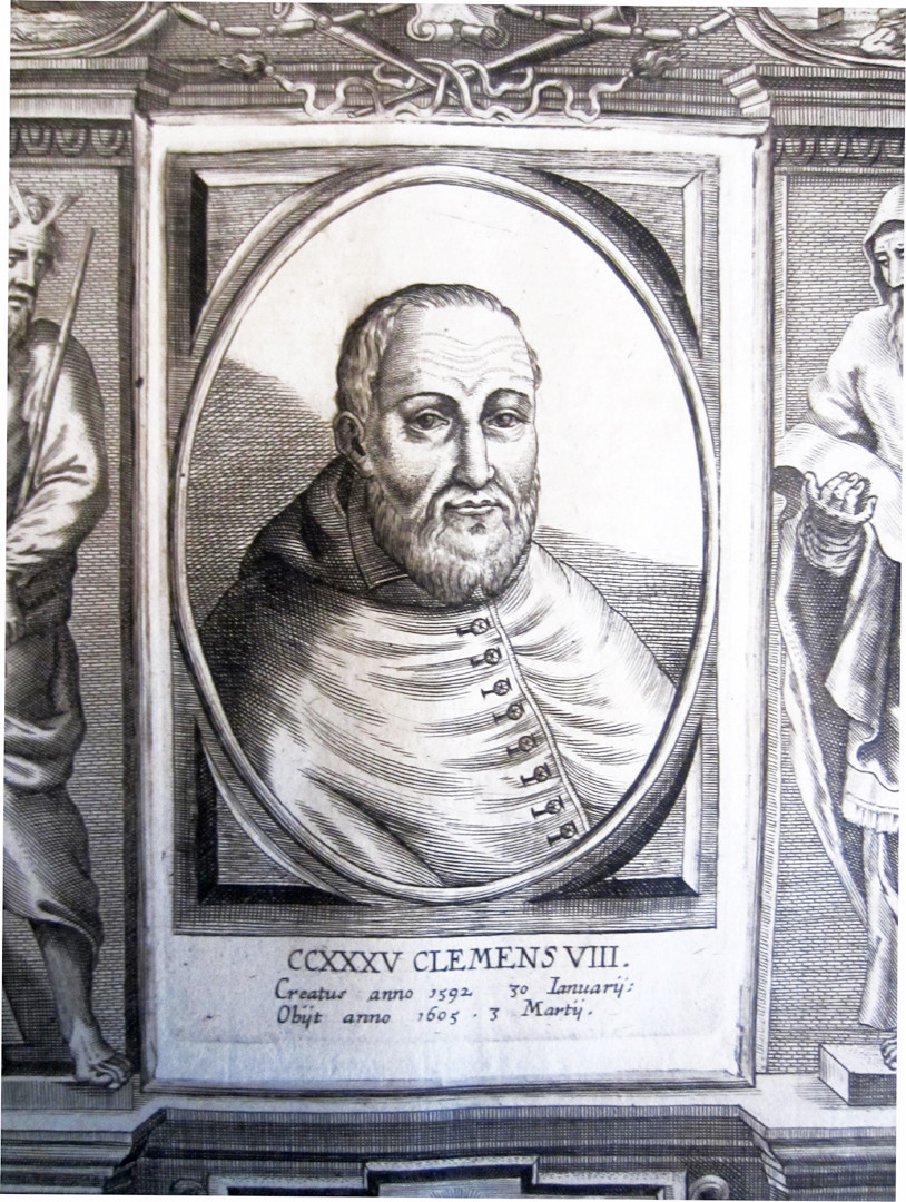 Rare Authentic Papal Bull of Pope Clement VIII, 1600 - Plus Portrait ...